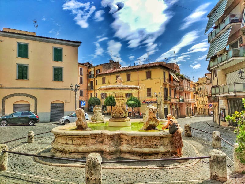 Velletri Piazza Mazzini HDR Roma Editorial Image - Image of mazzini ...