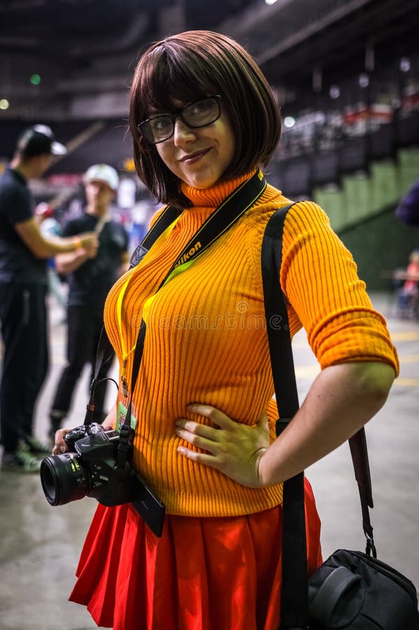 ` Velma ` Van Scooby Cosplay Doo ` Redactionele Fotografie - Image of ...
