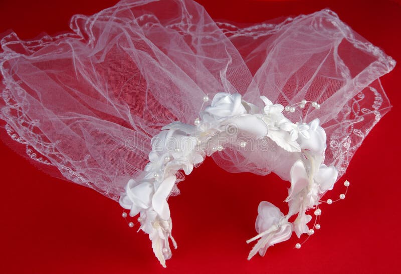 Velo blanco imagen de archivo. Imagen de boda, detalle - 7108747