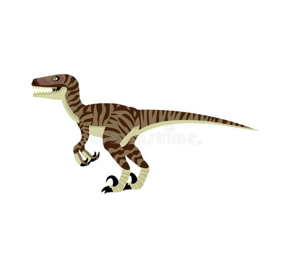 Velociraptor stock vector. Illustration of gigantic, parc - 57746619
