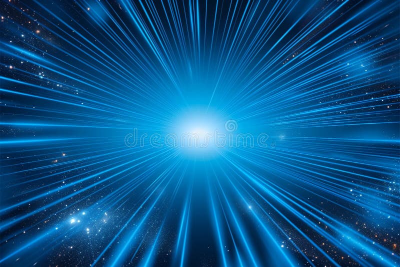 Velocity in Blue a Dynamic Comic Zoom Speed in Abstraction Stock ...