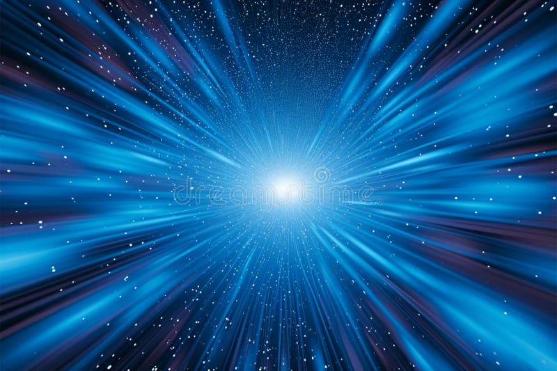 Velocity in Blue a Dynamic Comic Zoom Speed in Abstraction Stock ...