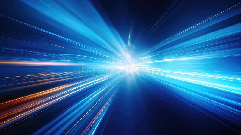 Velocity Blue Speed Background Stock Illustration - Illustration of ...
