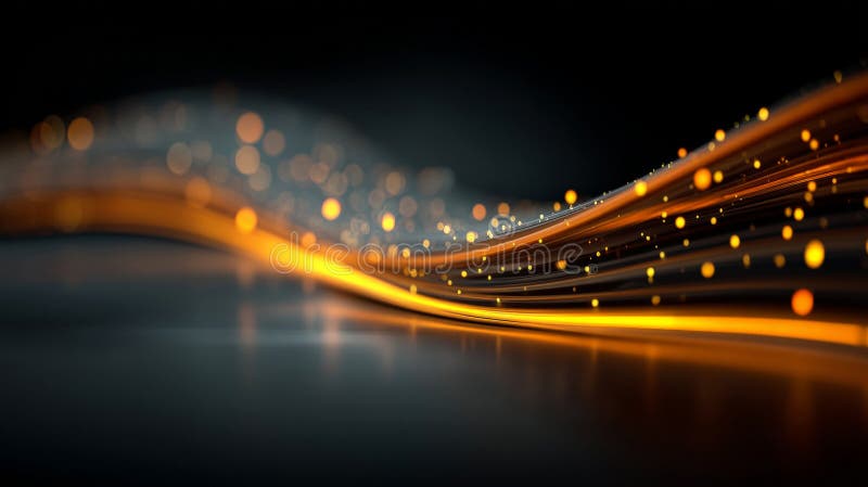 Velocity Glow: Abstract Motion Background. Generative AI Stock ...