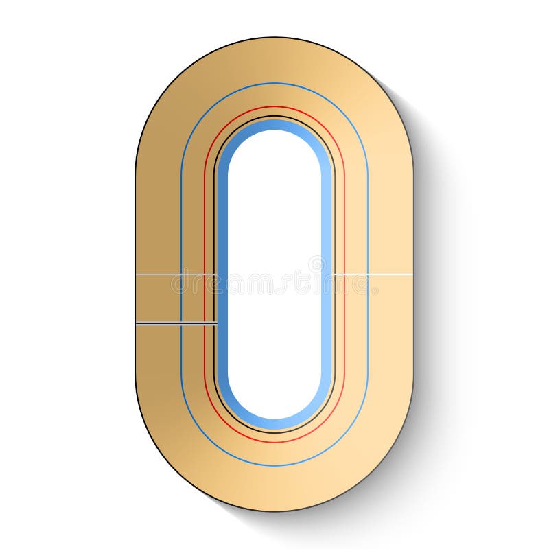 Velodrome, cycle track stock vector. Illustration of stadium - 65425048