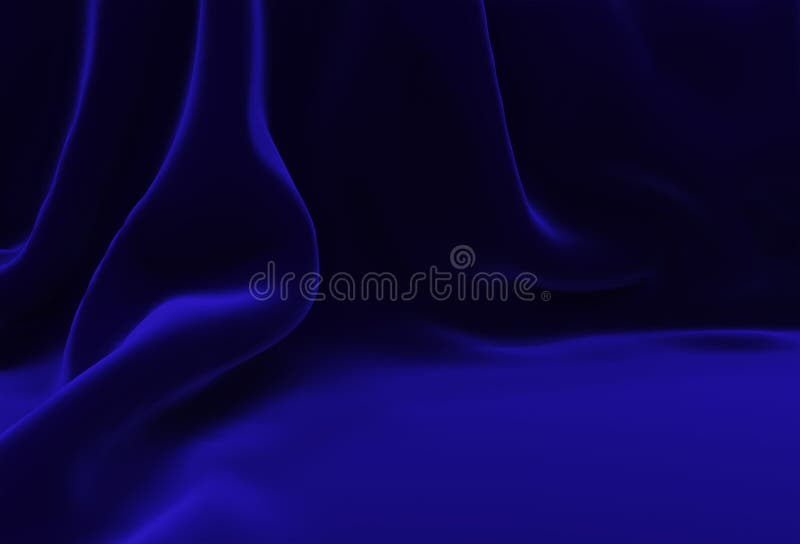 Velvet Draped Backdrop for Still Life - Navy Blue Folded Background ...