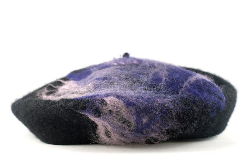 Velvet hat stock photo. Image of fashion, velvet, isolated - 15821214