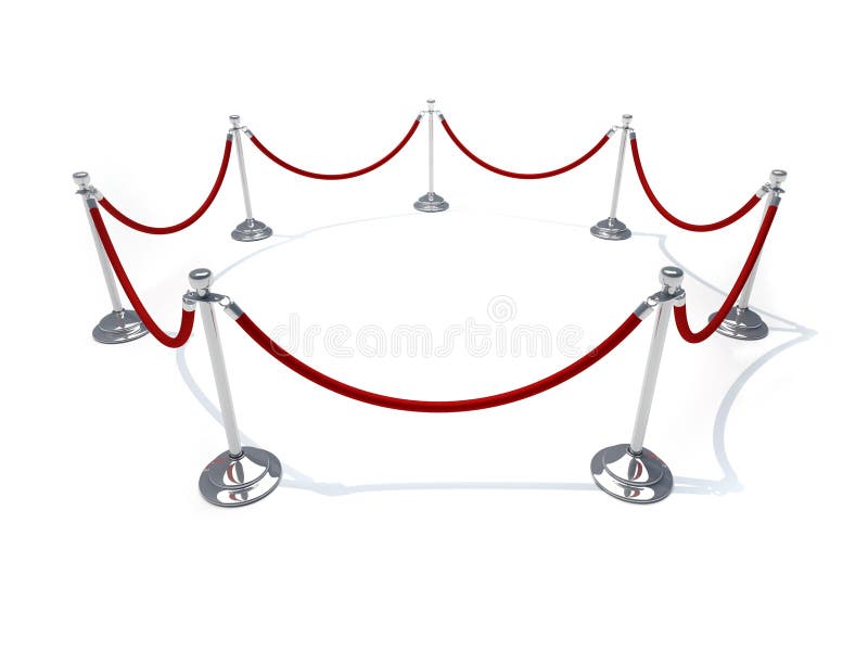 Velvet rope stock illustration. Illustration of close - 13526636