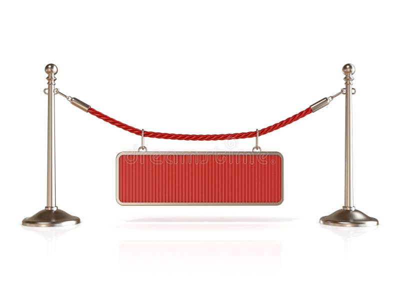 Velvet rope stock illustration. Illustration of empty - 19090727