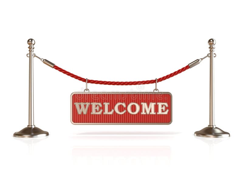 Velvet rope stock illustration. Illustration of empty - 19090727