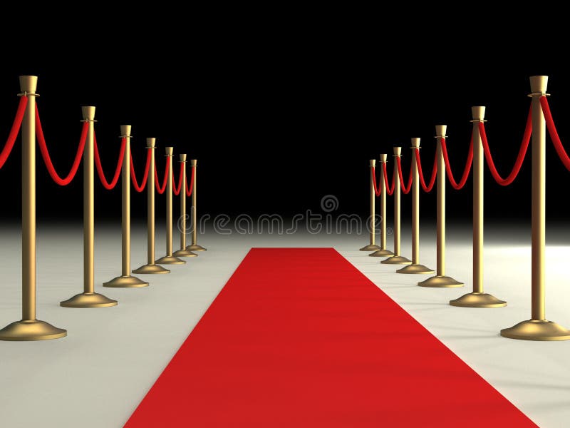 Velvet Ropes And Red Carpet Stock Image - Image of entertainment, movie ...
