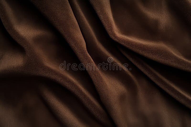 A Velvety Suede Fabric Texture Background in Rich Chocolate Brown. the ...