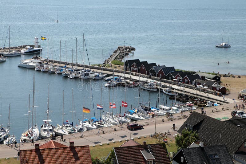 Ven island harbor stock image. Image of water, maritime - 17361979