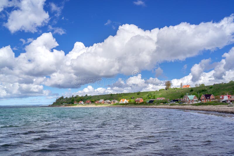 Ven Island Harbour between Denmark and Sweden Stock Photo - Image of ...