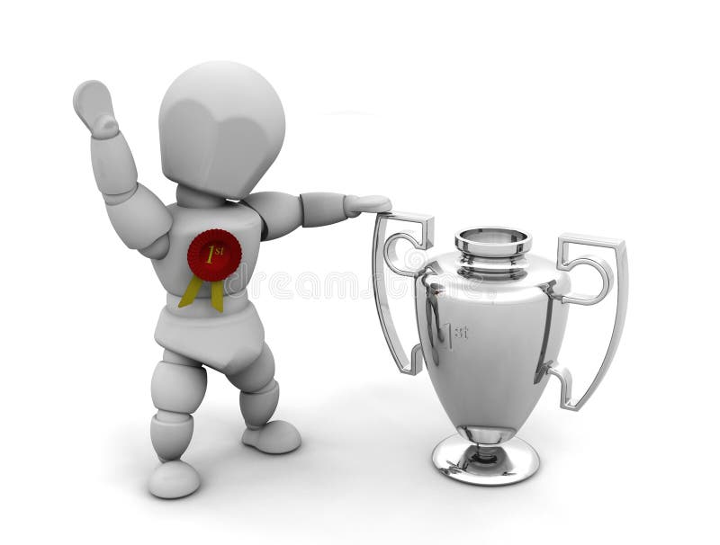 Vencedor ilustração do vetor. Ilustração de compita, sucesso - 19416980