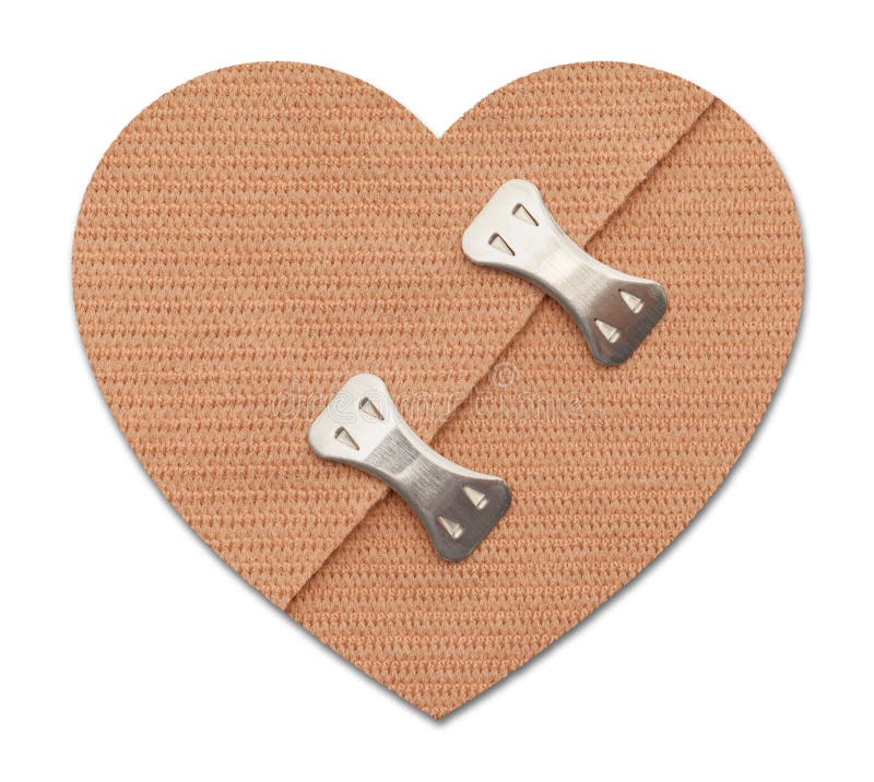 Vendaje del corazón imagen de archivo. Imagen de dedos - 8686553