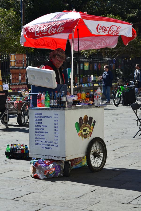 Vendedor ambulante foto de archivo editorial. Imagen de alimento - 38212743