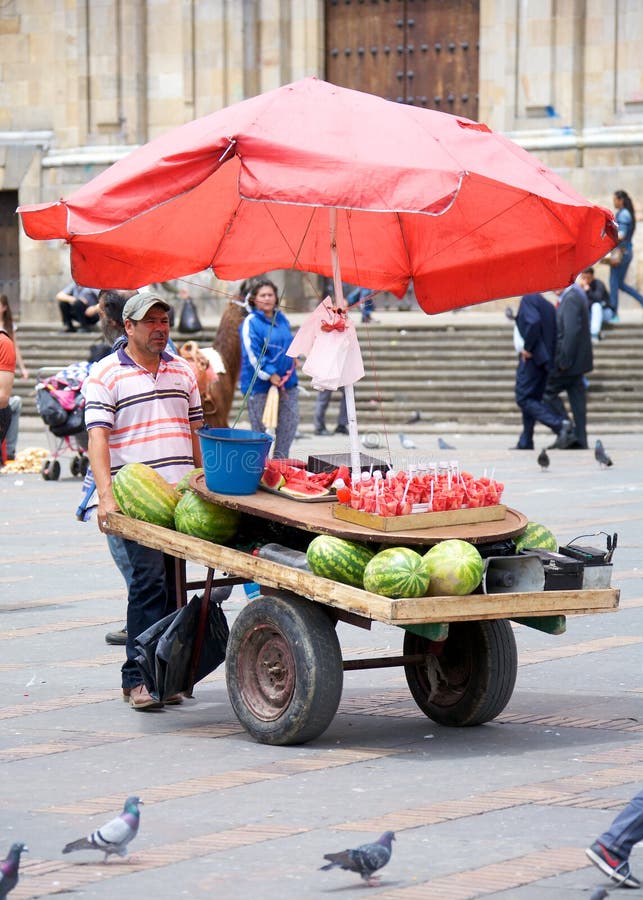 Vendedor ambulante imagen de archivo editorial. Imagen de exterior ...