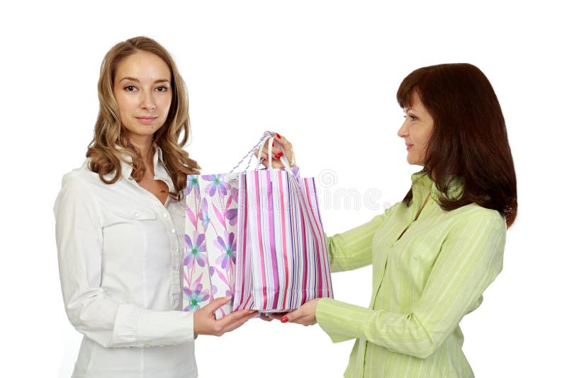 Vendedor y comprador foto de archivo. Imagen de pasos - 9190512