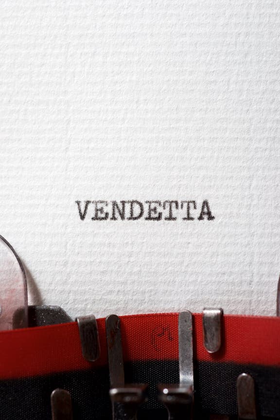 Vendetta concept view stock image. Image of page, letter - 218415931