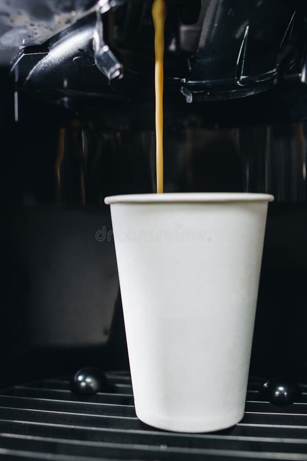 Vending coffee machine stock photo. Image of equipment - 183091458