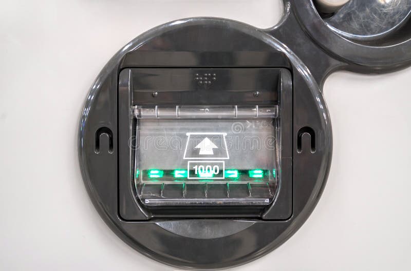 Vending Machine Coin Insert Stock Photo - Image of insert, closeup ...