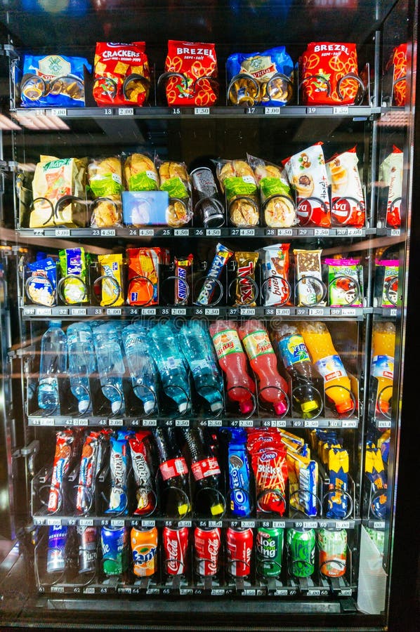 Vending Machine editorial stock photo. Image of glass - 31866523