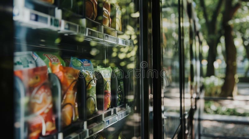 A Vending Machine at a College Campus Powered by the Sun and Offering ...