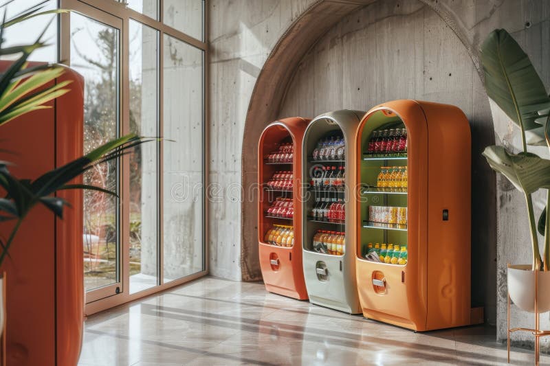 Vending Machine Have Snacks or Drink from Automatic Machine Stock Photo ...