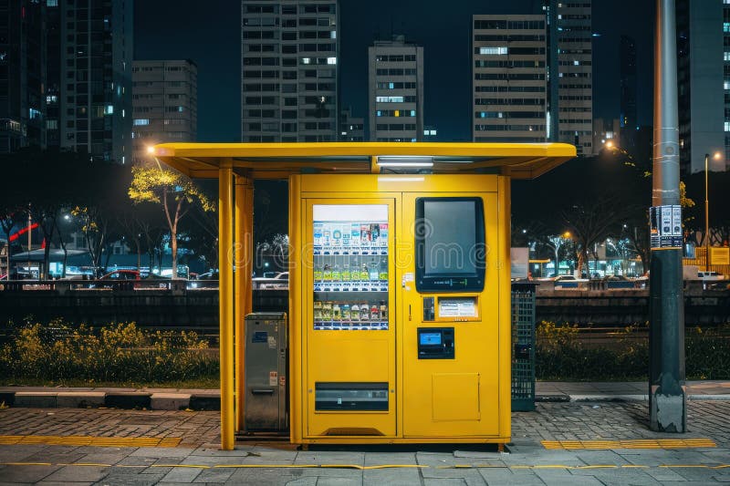 Vending Machine Have Snacks or Drink from Automatic Machine Stock Photo ...