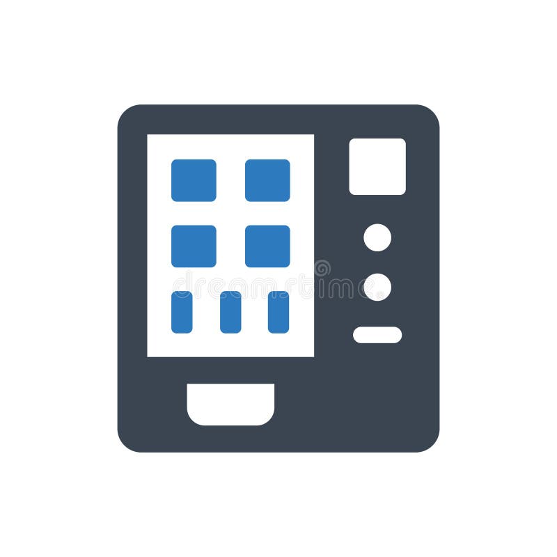 Vending machine icon stock vector. Illustration of machine - 262613236