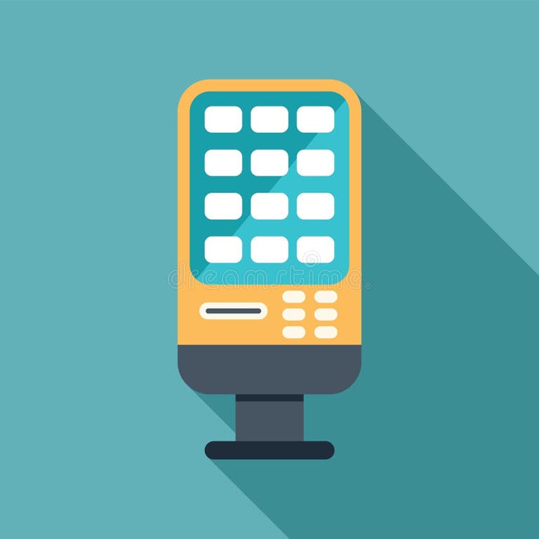 Modern Vending Machine Offering Various Products with Touch Screen ...