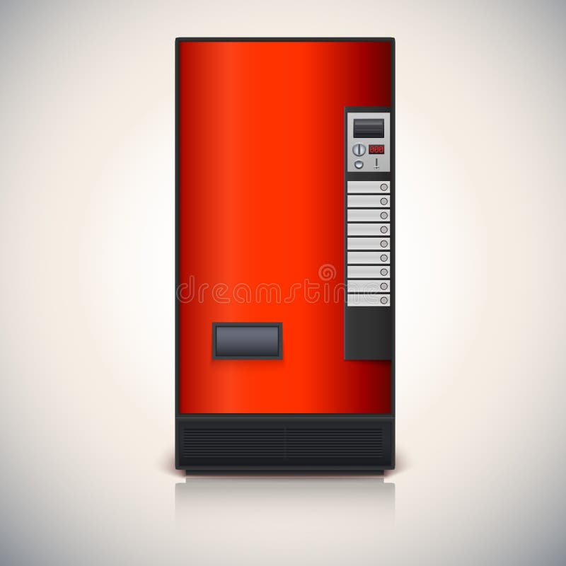 Vintage Soda Machine stock illustration. Illustration of retro - 7591784