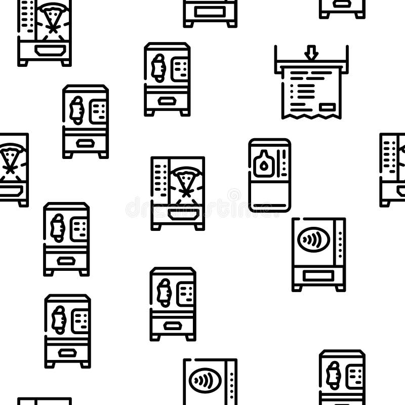 Vending Machine Pattern Stock Illustrations – 306 Vending Machine ...