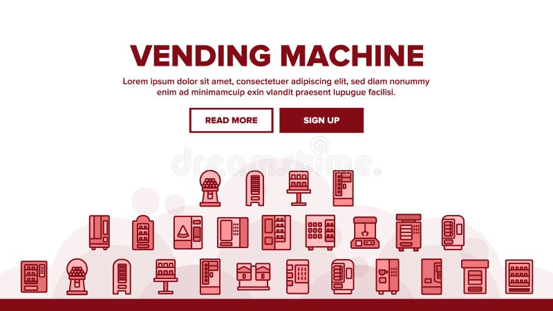 Vending Machine Banner Stock Illustrations – 293 Vending Machine Banner ...