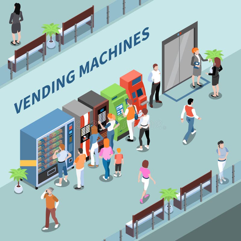 Vending Machines Isometric Flowchart Stock Vector - Illustration of ... Vending Machines Isometric Flowchart Stock Vector - Illustration of ...
