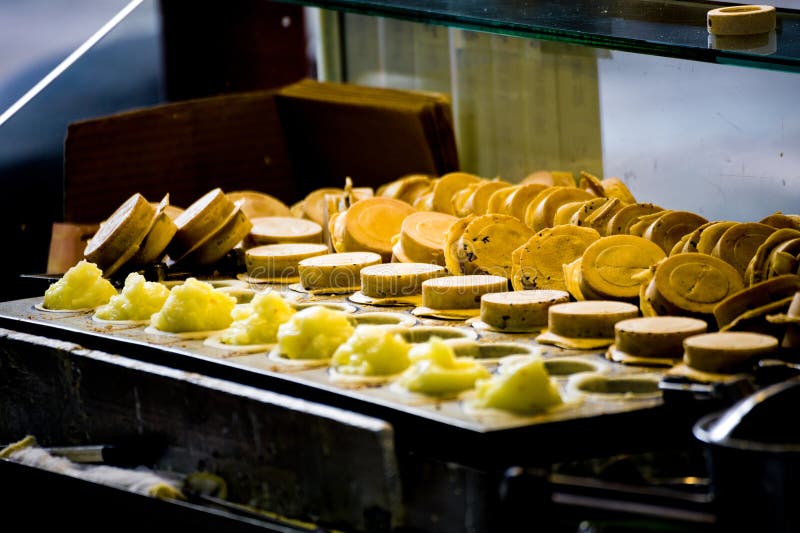 The Birth of Wheel Cakes stock image. Image of onsite - 324913181