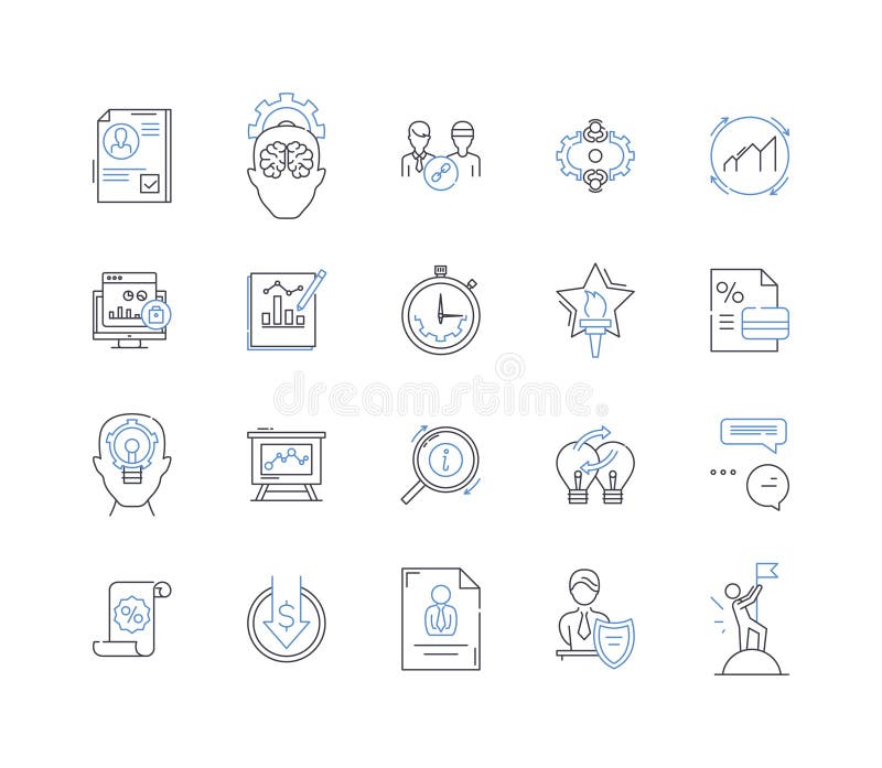 Vendor Transfer Line Icons Collection. Transition, Migration, Transfer ...