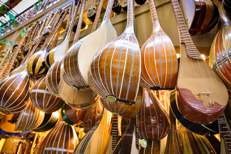 Vendors Selling Dutar in Grand Bazaar, Xinjiang, China Editorial Stock ...