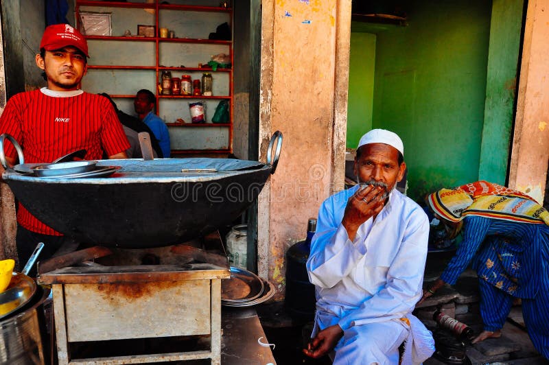 A Local Market in Agra, India. Editorial Image - Image of travel ...