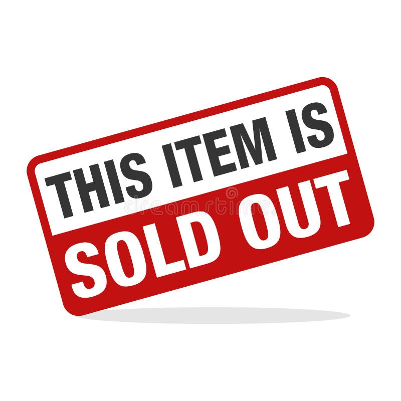 Vendu Concept De Construction, Illustration De Vecteur Illustration de ...