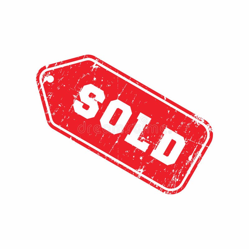 Vendu logo illustration stock. Illustration du fond, compagnie - 97986998