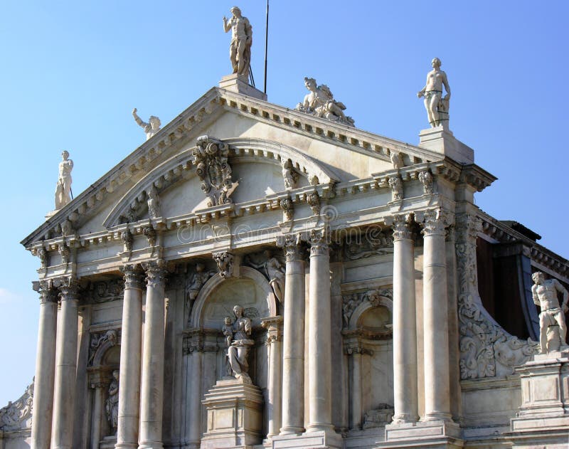 Venedig-Barock-Kirche stockbild. Bild von venedig, architektur - 5966475