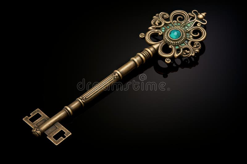 Venerated Ancient Magic Key. Generate Ai Stock Illustration ...