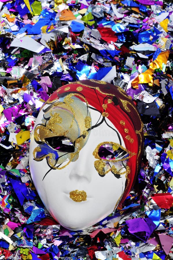 Venetiaans Carnaval masker stock foto. Image of blauw - 23250406