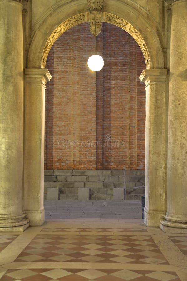Arch passage stock image. Image of architecture, stone - 17653773