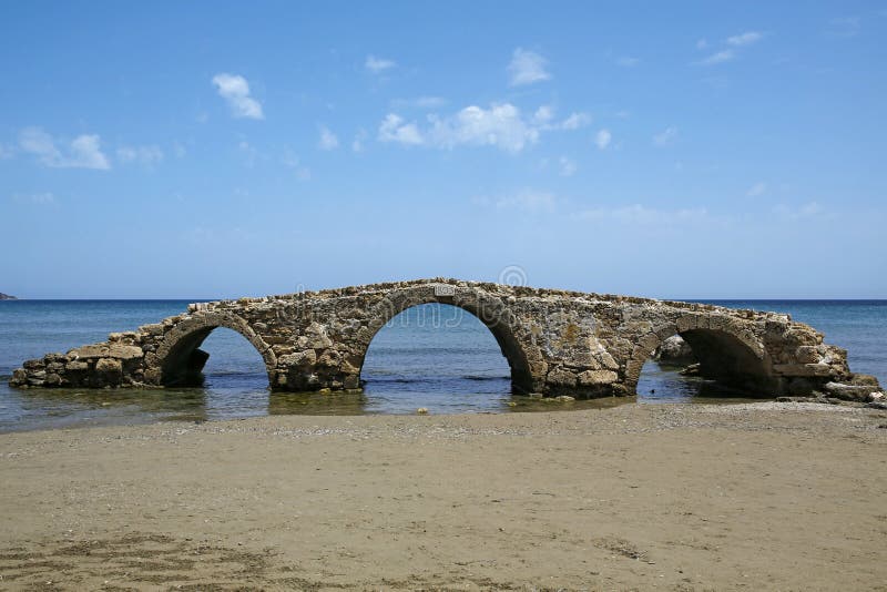 Venetian Bridge of Argassi in Zakynthos Island, Greece Stock Image ...