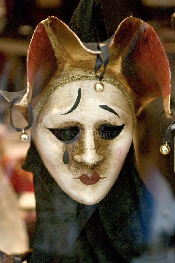 Venetian Carnival Mask, Venice Stock Photo - Image of daytime, italian ...