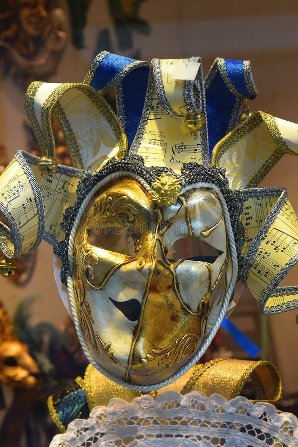 Venetian carnival mask editorial stock photo. Image of tradition ...