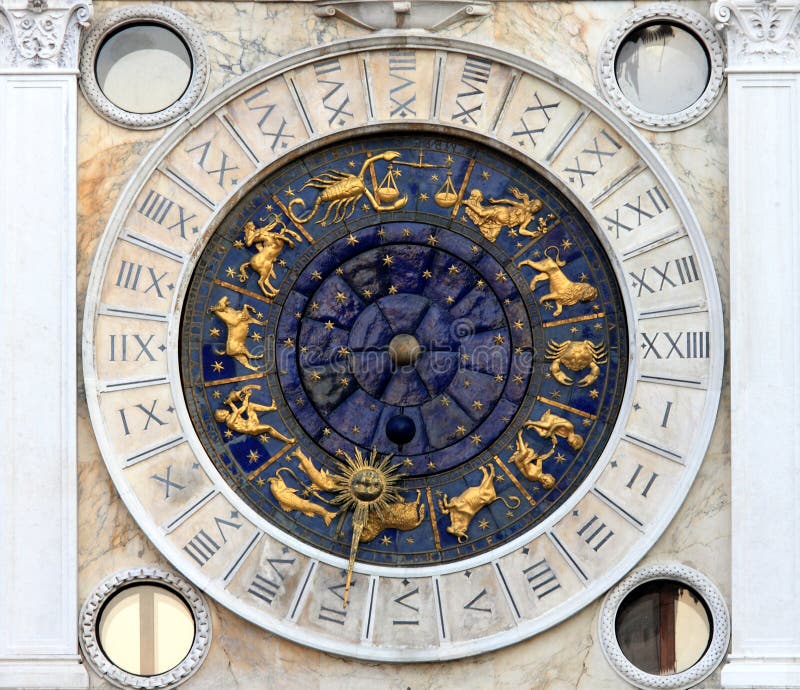 Venetian clock stock photo. Image of mechanism, solar - 16021310